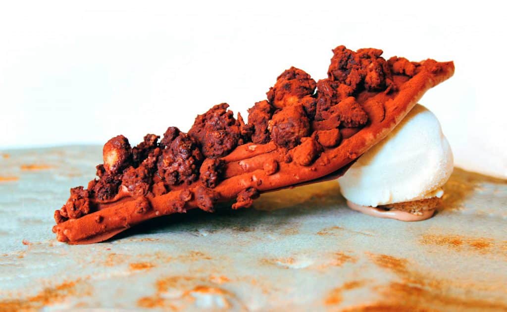 L'écorce chocolat par Éric Raynal, chef pâtissier du Château de Berne